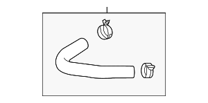 2021-2025 Ford F-150 Radiator Coolant Hose ML3Z-8A577-G | Ford OEM ...