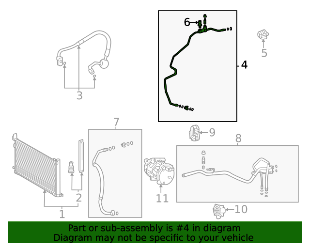2021-2024 Toyota Sienna Liquid Line 88710-08130 | Toyota Parts Center