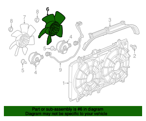 2012-2017 Chevrolet Fan Blade 22762583 | GMPartsDirect.com
