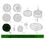 2014-2022 Jeep Cherokee Wheels 4726429AA | Mopar Estores