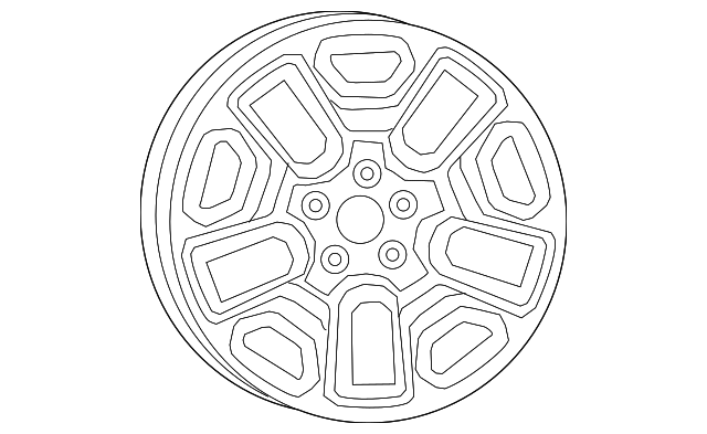 2019-2020 Jeep Cherokee Wheel, Alloy 6BG71DD5AB | TascaParts.com