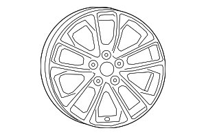 2019 Jeep Cherokee Wheel 5XT121STAA | TascaParts.com