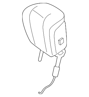 Mercedes-Benz OEM Headrest Part# 223-970-46-07-8V97 | OEM Vehicle Parts
