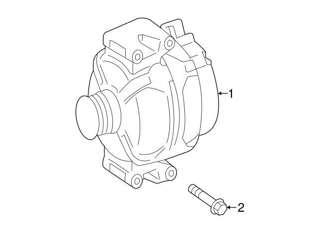 2015-2023 Mercedes-Benz Alternator 000-906-87-06-80 | MB OEM Parts