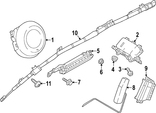 2024 Mazda CX-50 Ft Seat Air Bag VC85-57-KB0A | Florida Mazda Parts