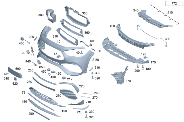 247-885-69-04 - License Plate Holder 2015-2024 Mercedes-Benz | MB Parts ...