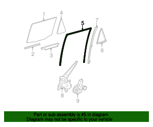 68142-35050 - Run Channel - 2010-2020 Toyota 4Runner | Nucar Toyota of ...
