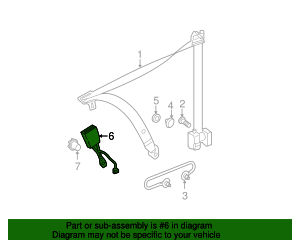 207-860-16-69 - Buckle End 2010-2017 Mercedes-Benz | Mercedes-Benz USA ...