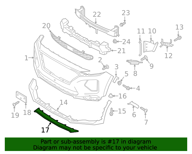2019-2020 Hyundai Santa Fe Skid Plate 86577-S2000 | OEM Parts Online