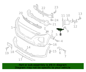 Genuine Inner Reinforced for 2019-2020 Hyundai Santa Fe | Part# 86556 ...