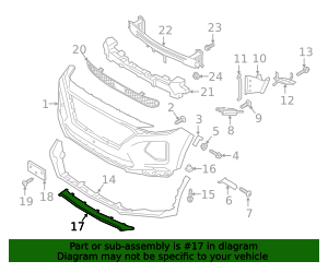 2019-2020 Hyundai Santa Fe Skid Plate 86577-S2000 | OEM Parts Online