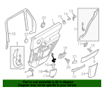 Genuine Door Trim Panel Clip for 2013-2023 Land Rover | Land Rover Part ...