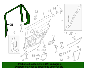 2014-2022 Land Rover Range Rover Sport Upper Molding LR043842 ...