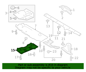 2017-2023 Audi Q7 Cover Shield 4M0-804-033-C | Audi USA Parts