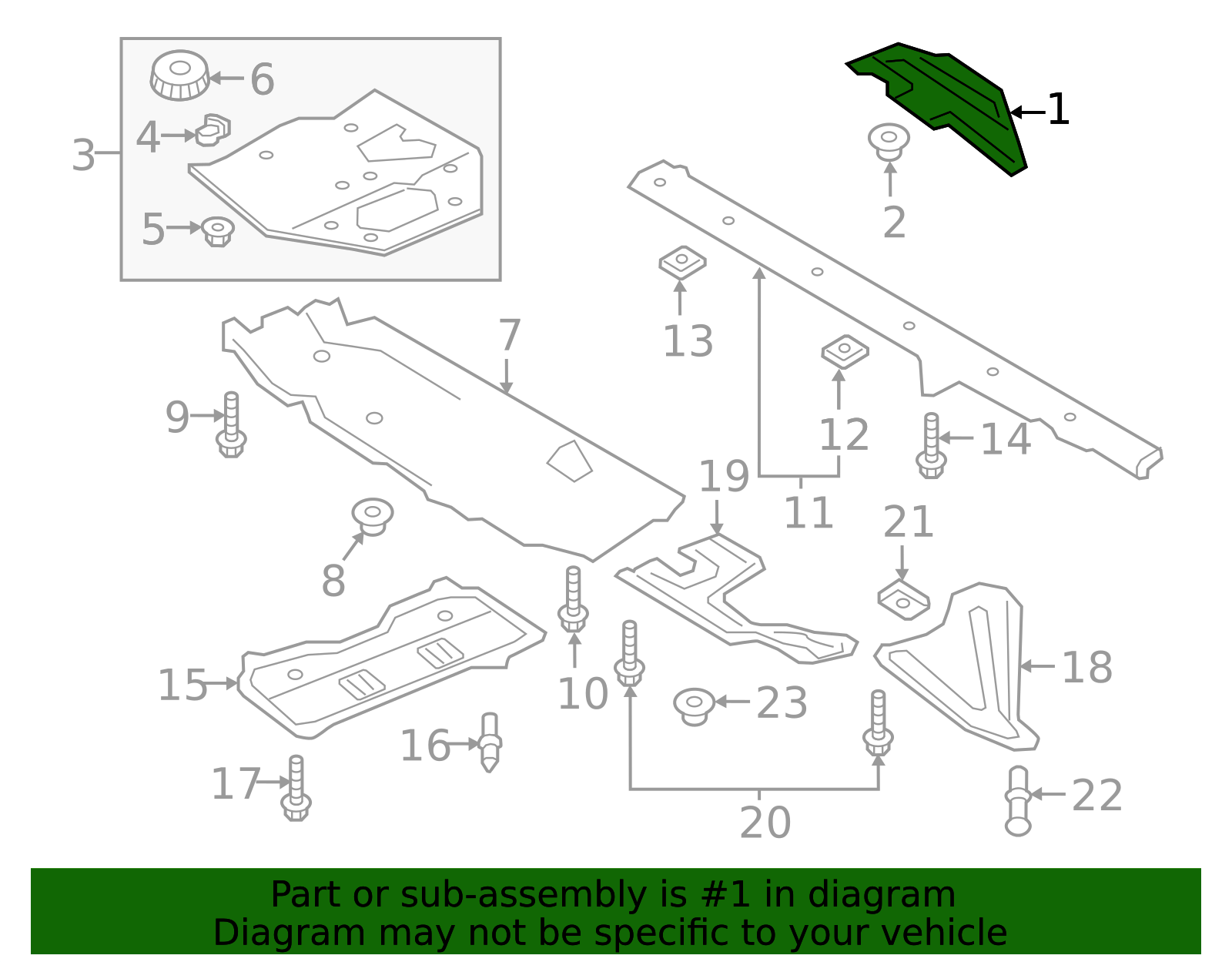 2017-2022 Audi Front Shield 4M0-825-285-K | Audi USA Parts