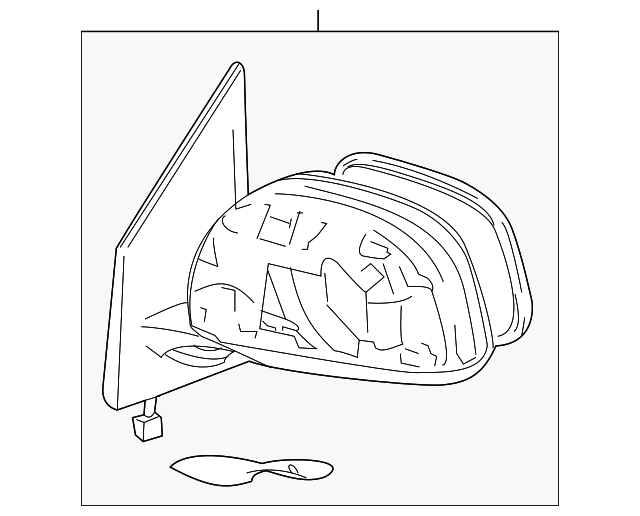 87908-0R010 - Mirror Assembly - 2012 Toyota RAV4 | Toyota Parts Delivered