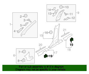 2014-2021 Kia OEM NEW 2014-20 Kia Forte K900 Optima Rio Sedona Door ...