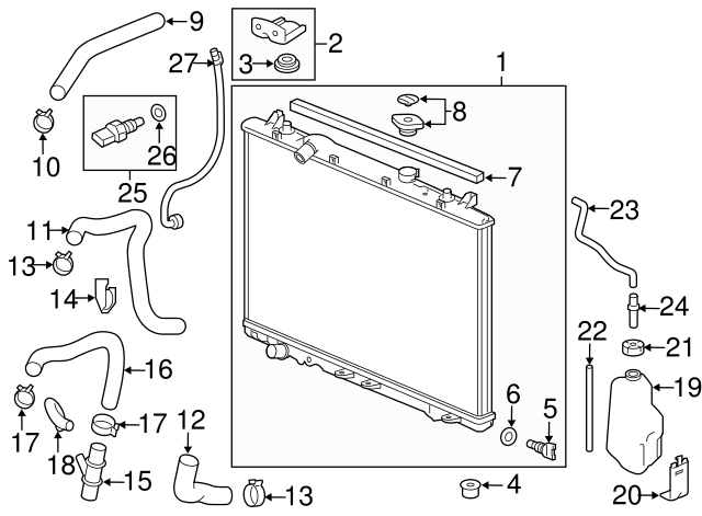 19045-RAA-003 - Radiator Cap 2005-2024 Acura | AutoNation Parts