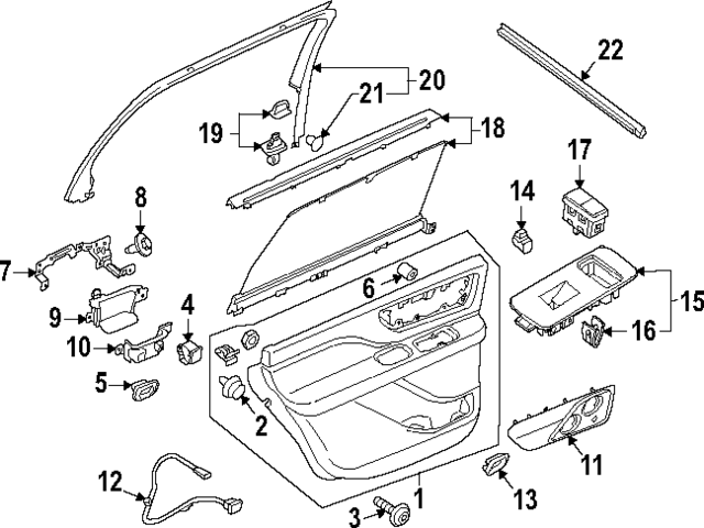 LC5Z-18979-AA - Grille Speaker 2020-2023 Lincoln Aviator | AwesomeParts.com