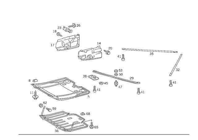 103-988-01-11 - Rubber Bumper 1954-1997 Mercedes-Benz | Mercedes-Benz ...