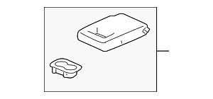 82180-TP6-A12ZC - Armrest 2013-2015 Honda Crosstour | Honda Parts Online