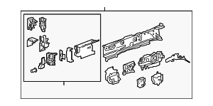 2018 Toyota Camry Inner Rail 57027-33040 | Toyota Parts Center