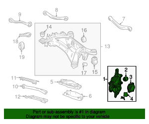 204-350-03-41 - Knuckle 2008-2017 Mercedes-Benz | AutoNationParts.com
