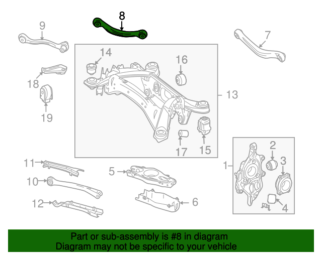 204-350-21-06 - Ft Upper Control Arm 2008-2023 Mercedes-Benz | Mercedes ...