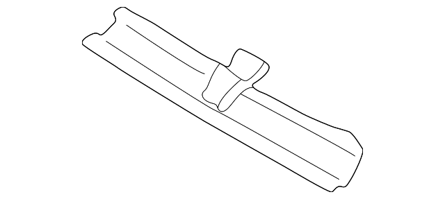 1999-2003 Mitsubishi Galant Windshield Header MR325784 | QuirkParts