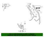 Genuine Toyota Object Sensor Clip part# 61617-42040 for 2019-2024 ...