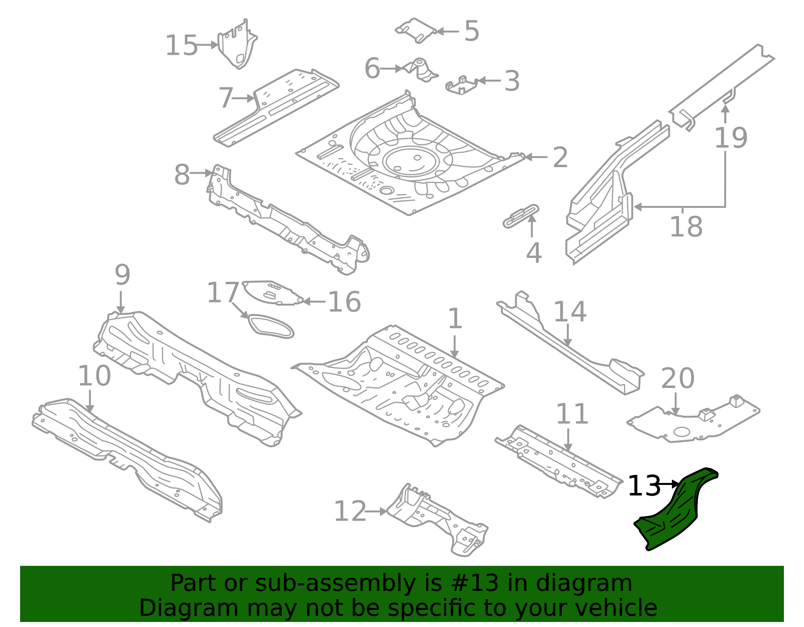 G55E0-6LBMA - 2020-2021 Nissan Sentra - Closing Plate | Anicra Nissan Parts