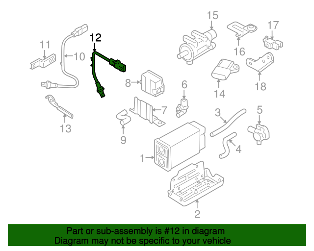 39210-3C860 - Oxygen Sensor 2009 Kia Borrego | Kia.Parts Store