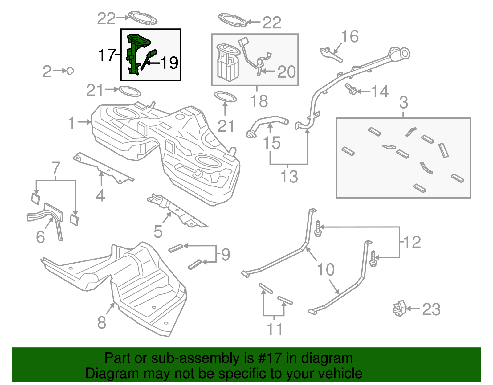 2018-2024 Ford Mustang Motorcraft™ Fuel Pump And Sender Assembly PS ...