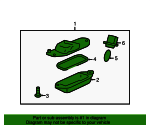 2003-2017 Mitsubishi Lancer License Lamp 8341A099 | Mitsubishi Parts ...