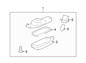 8341A099 - License Lamp 2003-2017 Mitsubishi Lancer | Mitsubishi Direct ...