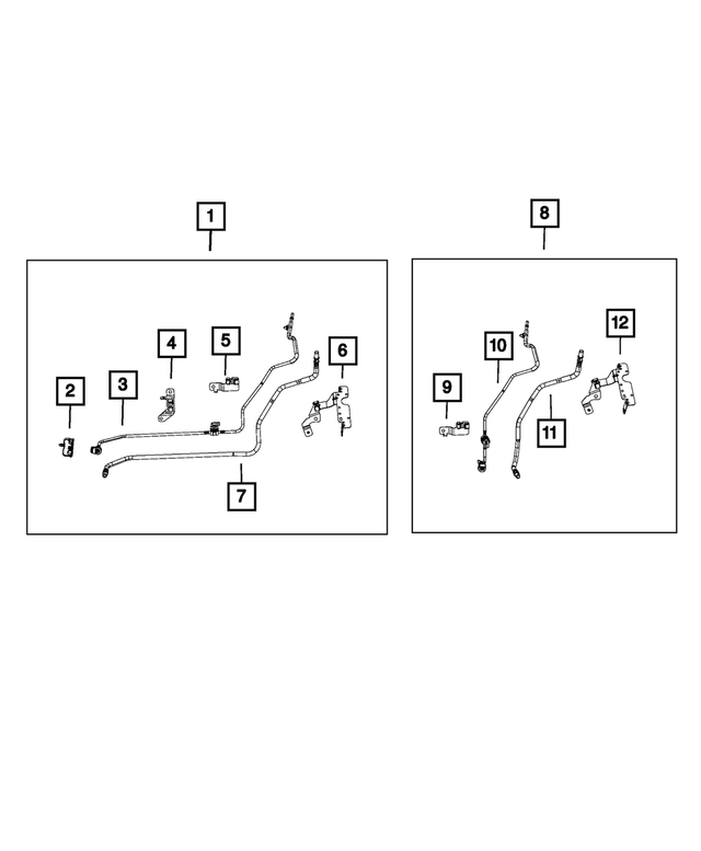 2018-2024 Jeep Fuel Line Bracket 52030488AA | Mopar eStore