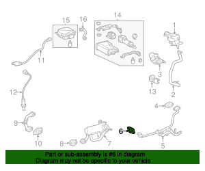 25634-36010 - Exhaust Gas Re-Circulation (Egr) Tube Gasket 2012-2018 ...