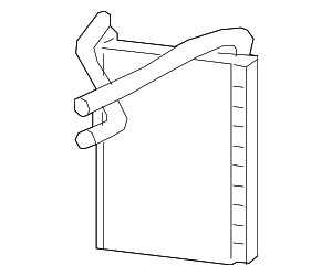 2019 Ram Heater Core 68395988AA | TascaParts.com