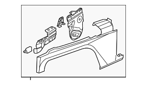 2018-2023 Jeep Fender 68281946AC | TascaParts.com