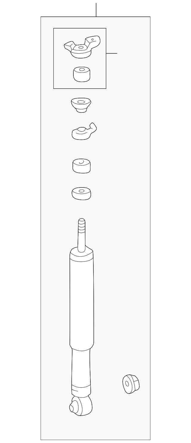 48510-69127 - Shock Absorber - 1999-2007 Lexus LX470 | My L Parts