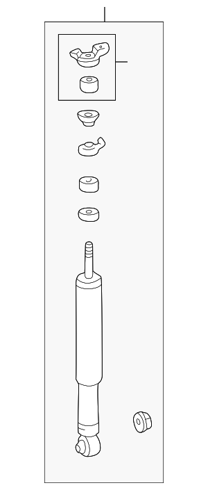1999-2007 Lexus LX470 Shock Absorber 48510-69127 | OEM Parts Online