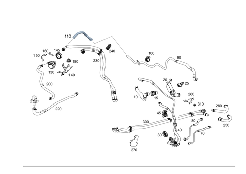 Heating Water Lines for 2024 Mercedes-Benz GLE350 | Mercedes-Benz USA Parts