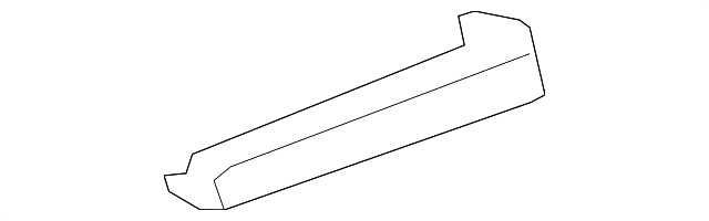 2015-2022 Cadillac Primed Front Side Door Outside Handle Molding ...