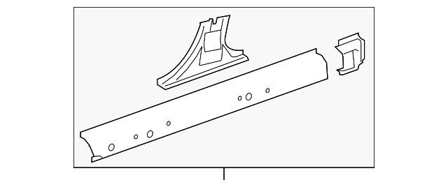 2011-2016 GM Inner Rocker 13328303 | GMPartsDirect.com
