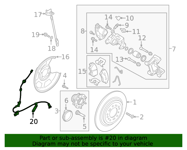 2016-2021 Hyundai Tucson Rear Speed Sensor 91920-D3010 | OEM Parts Online