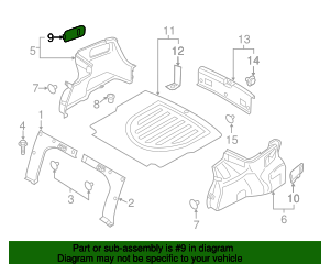 2017-2020 Hyundai Elantra Access Cover 85754-F3000 | OEM Parts Online