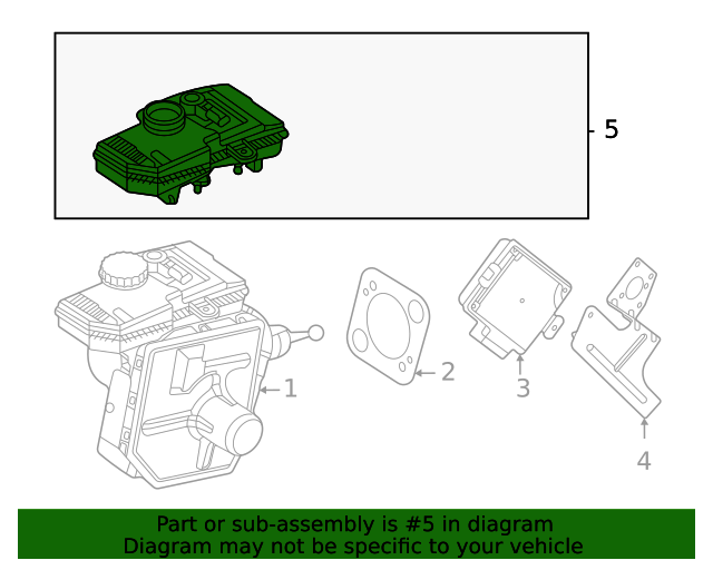 Genuine BMW 34-51-9-504-021 | Brake Master Cylinder Reservoir | FREE ...