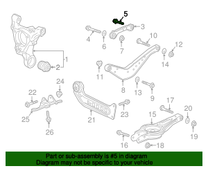 11589356 - M14x2x76 Drivetrain and Front Suspension Frame Bolt 2010 ...