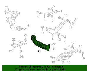 2016-2025 GM Trailing Arm 42793828 GM | GMPartsDirect.com