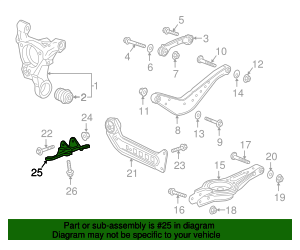 2016-2024 GM Rear Driver Side Suspension Trailing Arm Bracket 22947237 ...
